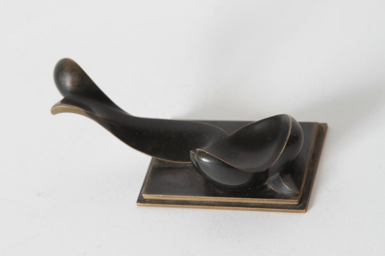 Art Deco Dr. Albert Reimann Signed German Bronze Pipe Rest, Austrian ...