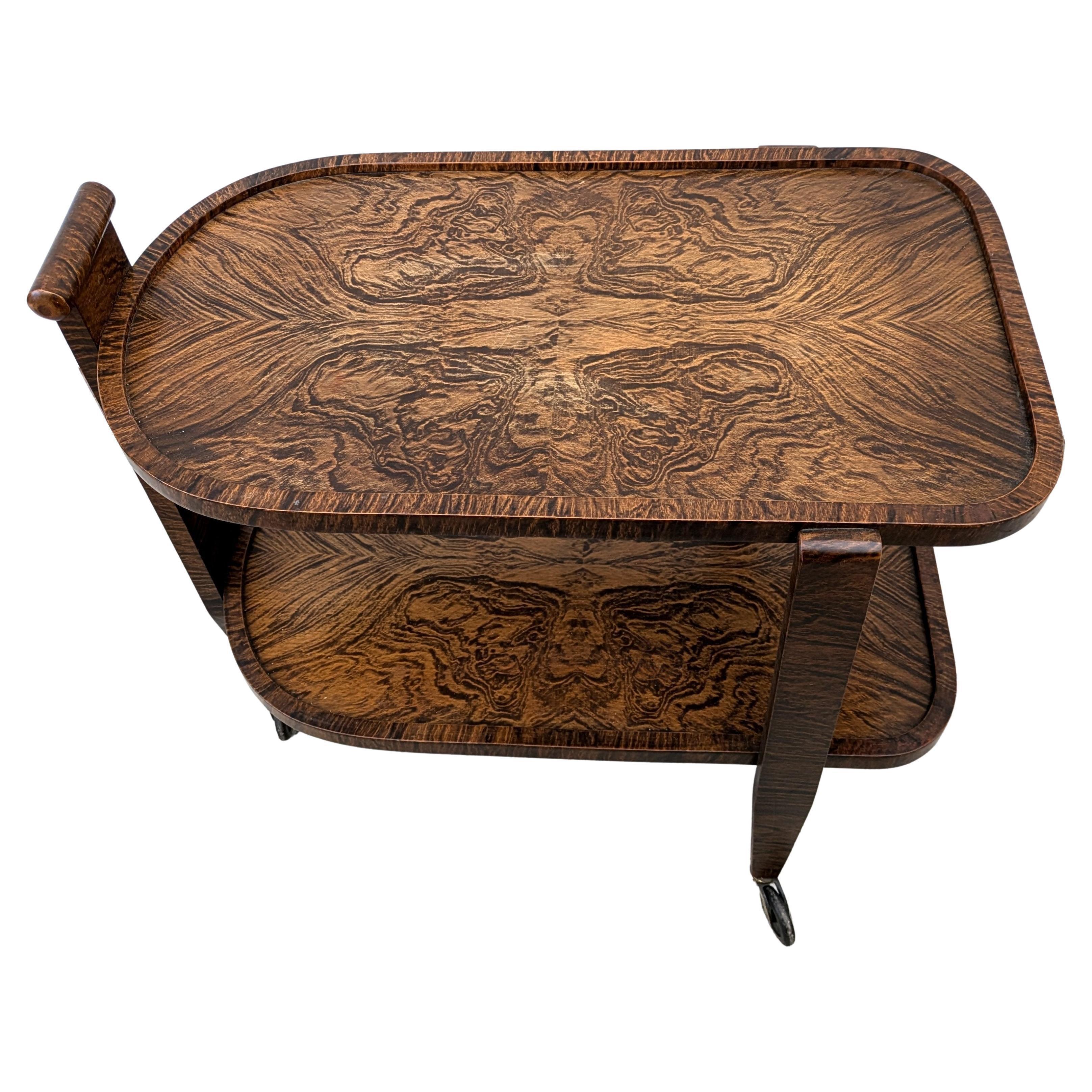 Art Deco Drinks Hostess Bar Cart Trolley, circa 1930 For Sale at 1stDibs