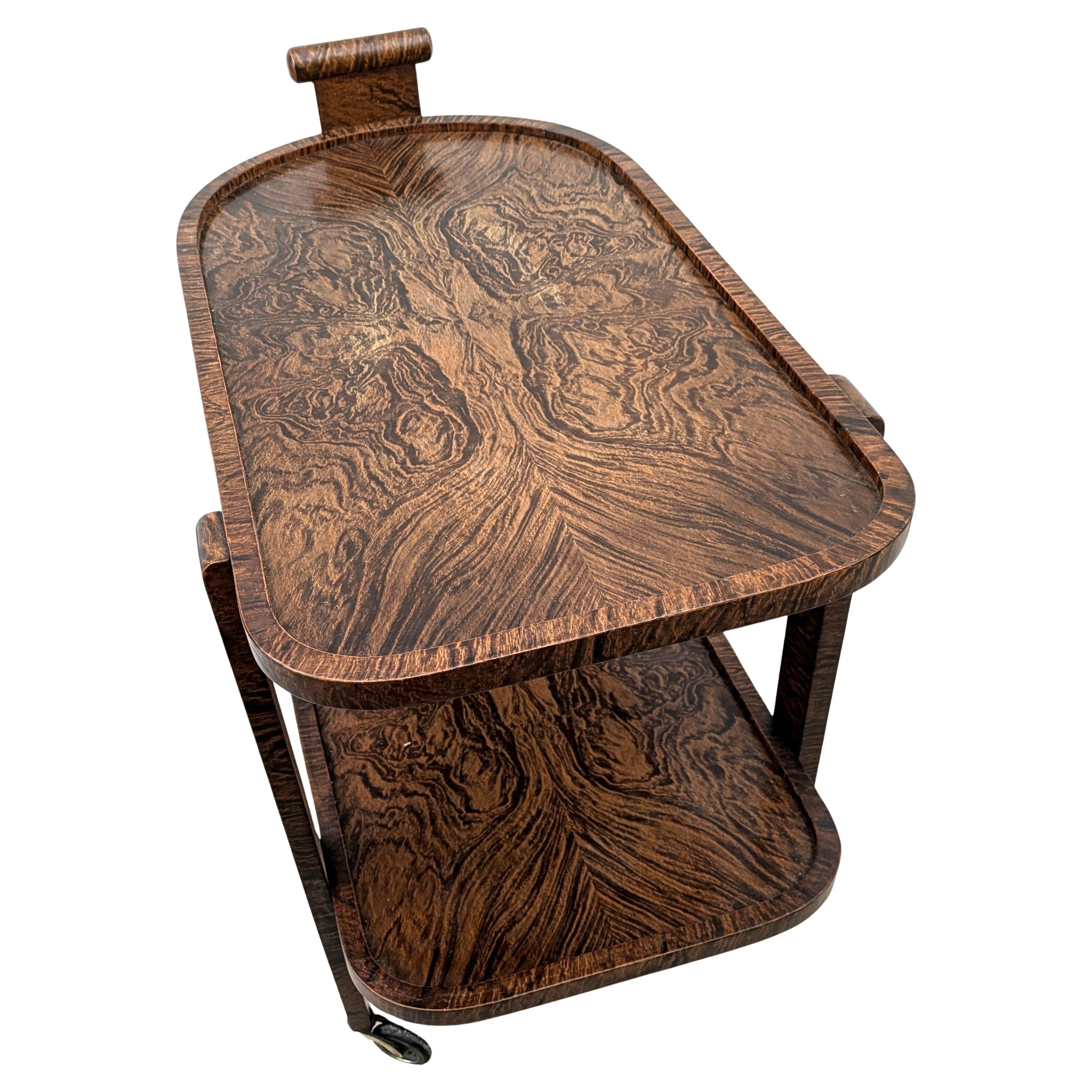 Art Deco Drinks Hostess Bar Cart Trolley, circa 1930 For Sale at 1stDibs