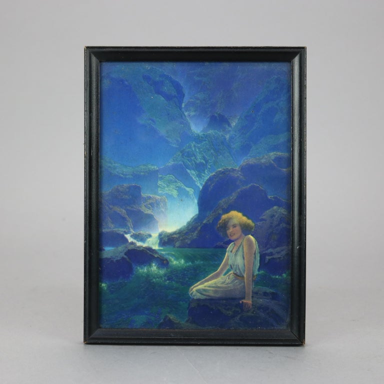 Art Deco Edison Mazda Print Moonlight After Original by Maxfield ...
