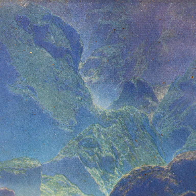 Art Deco Edison Mazda Print Moonlight After Original by Maxfield ...