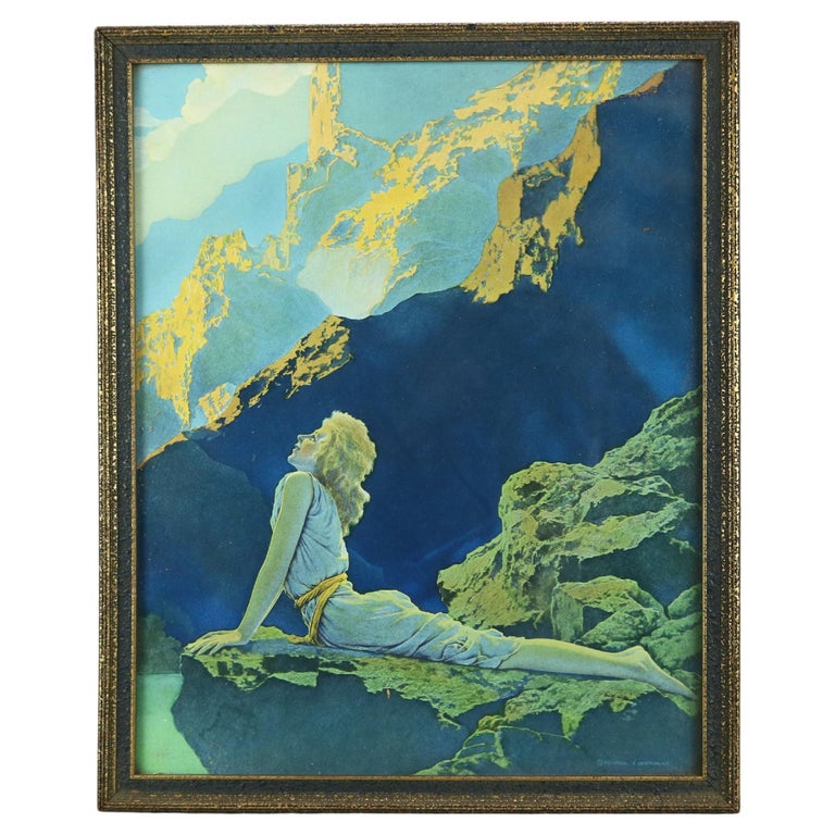 Art Deco Edison Mazda Print Wild Geese After Original by Maxfield ...