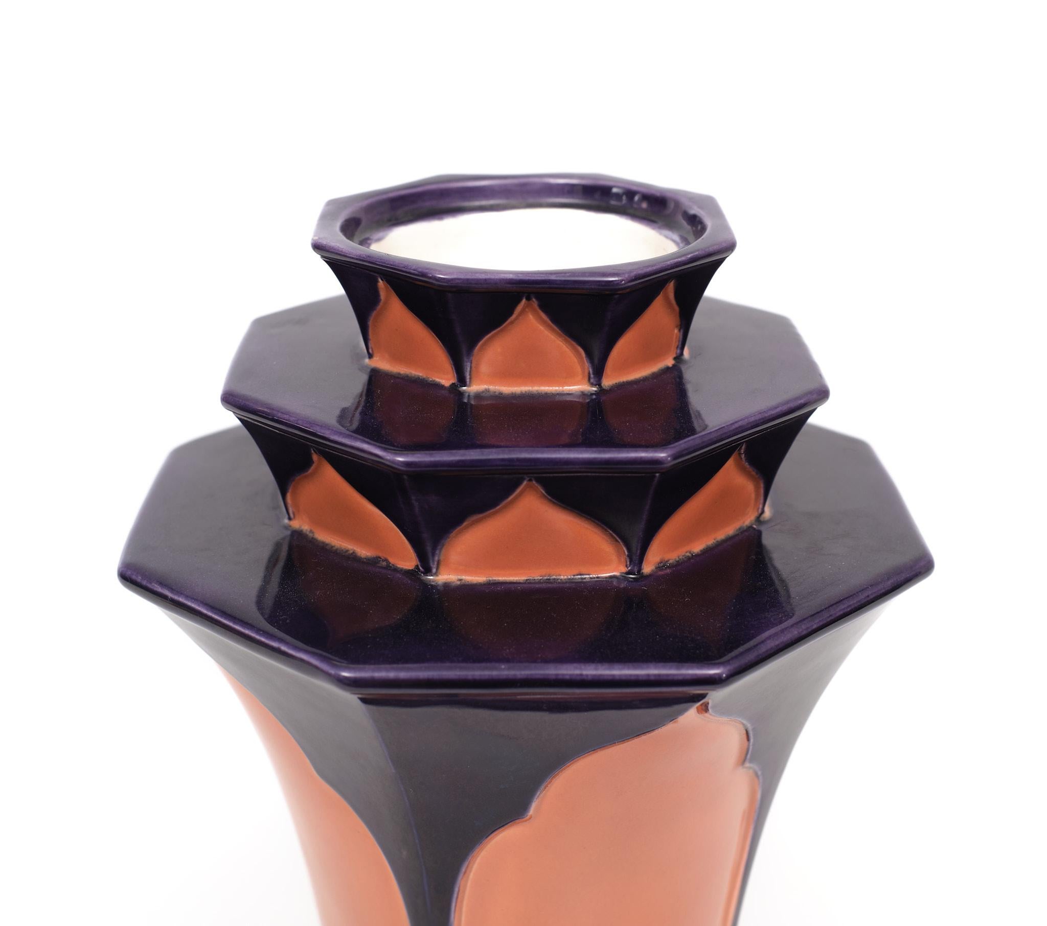Art Deco Eichwald Vase Czechoslavakia 1925 For Sale at 1stDibs