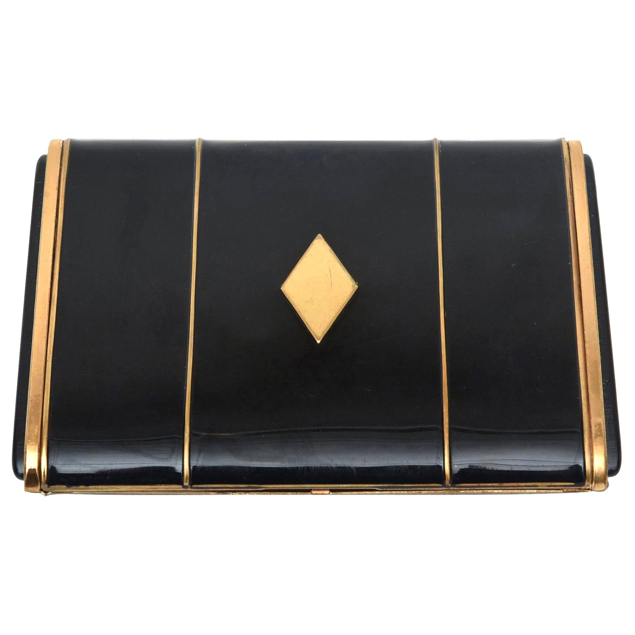 Gucci Italy Rare Sterling Silver Sleek Lipstick Vanity Mirror Case c ...