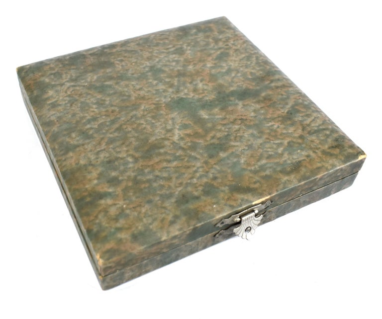 Art Deco Enamel Compact and Comb, c1930 For Sale at 1stDibs