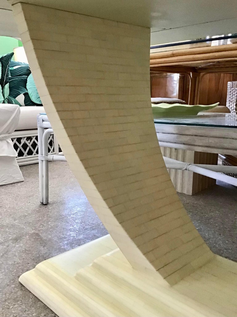 Art Deco Enrique Garcel Tessellated Mosaic Dining Table For Sale at 1stDibs