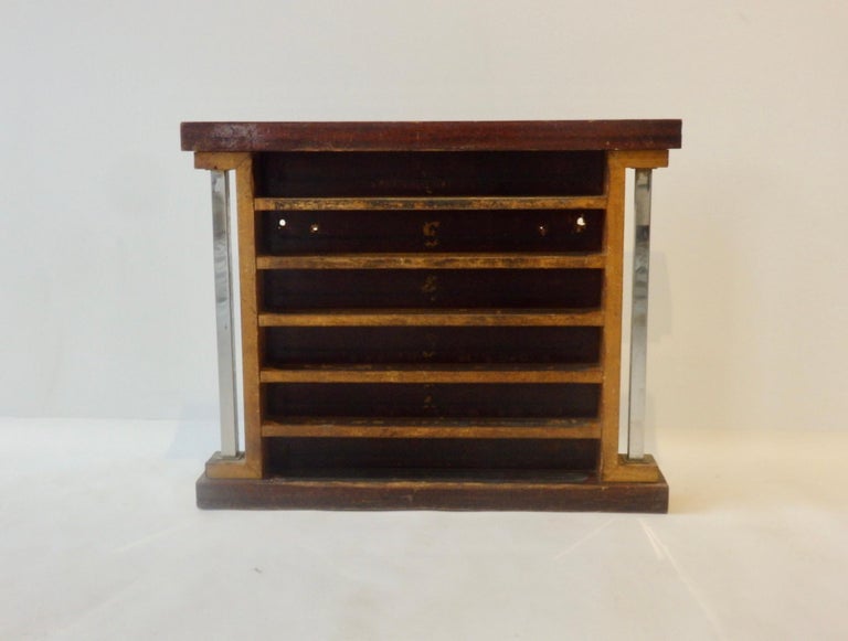 Art Deco Era Brunswick Balke Pool Hall Billiard Ball Wall Rack as Found ...