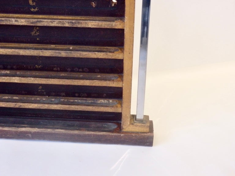 Art Deco Era Brunswick Balke Pool Hall Billiard Ball Wall Rack as Found ...