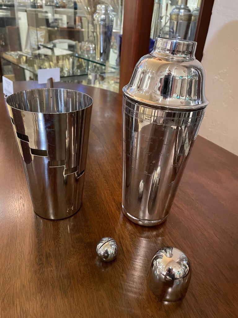 Art Deco Era Dial-a-Drink Cocktail Shaker For Sale at 1stDibs