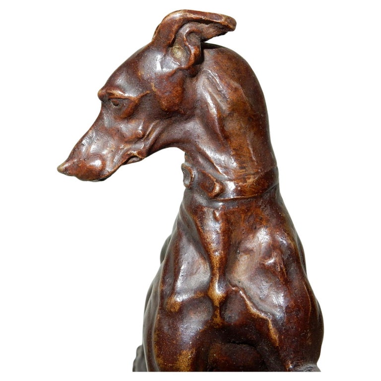 Art Deco Era Pierre Jules "P.J." Mene 1810-1879 Bronze Greyhound ...