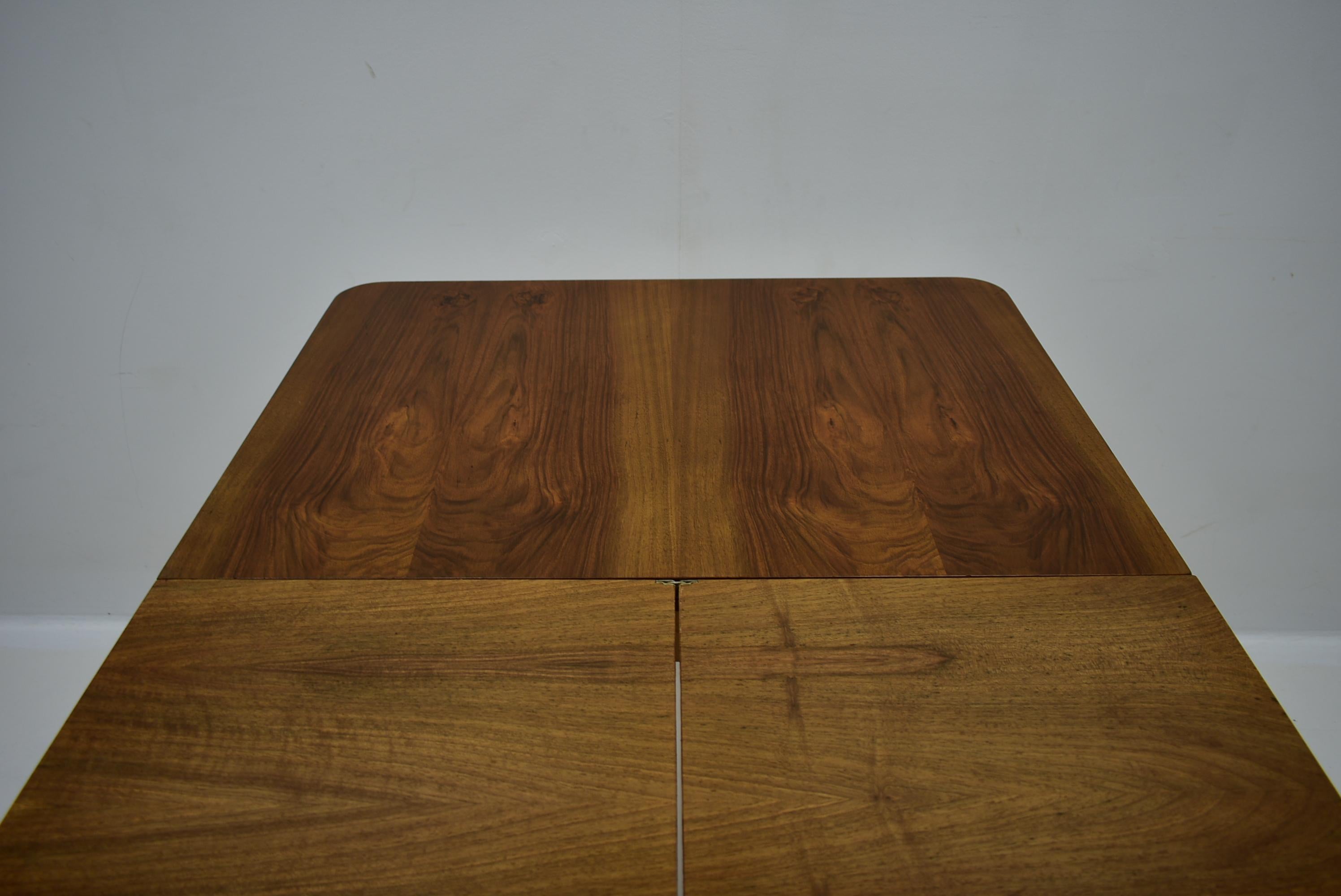 Art Deco Extendable Dining Table Designed by Jindřich Halabala, 1942s ...