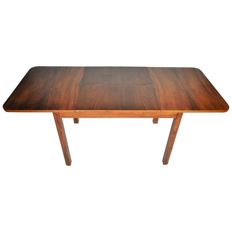 Art Deco Extendable Dining Table Designed by Jindrich Halabala, 1950s ...