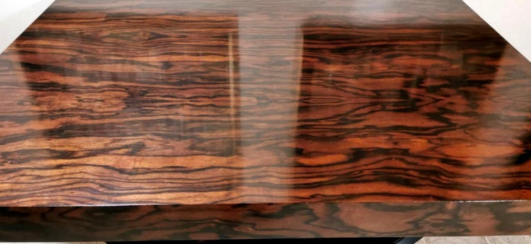 Art Deco Extendable Dining Table In Zebrano Wood France, 1920 at ...