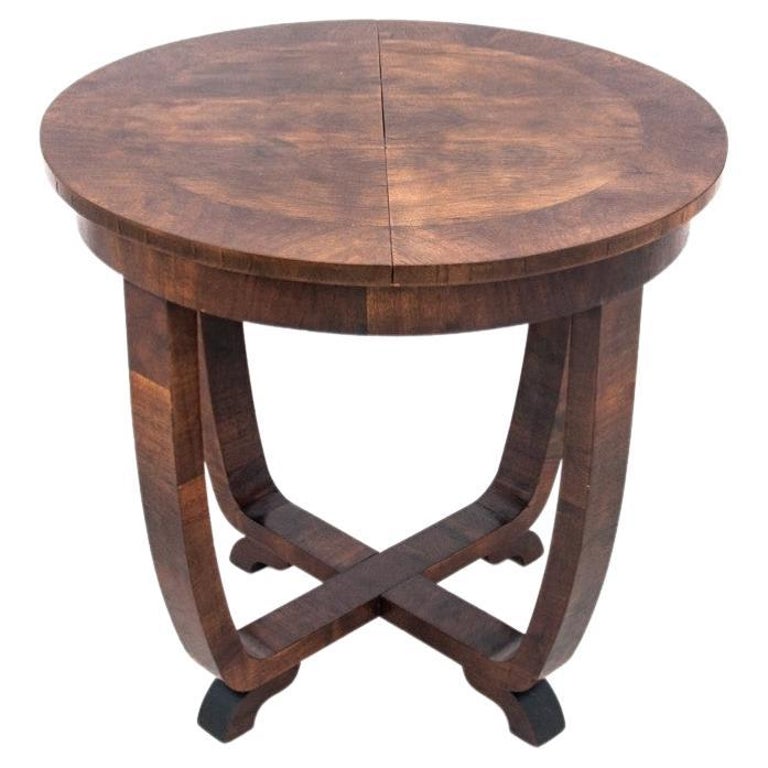 Art Deco extendable table, Poland, 1930s For Sale at 1stDibs