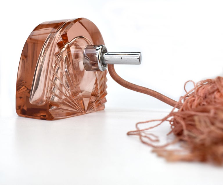 Art Deco 'Fan' Design Cut Glass Perfume Atomizer, circa 1930 For Sale ...