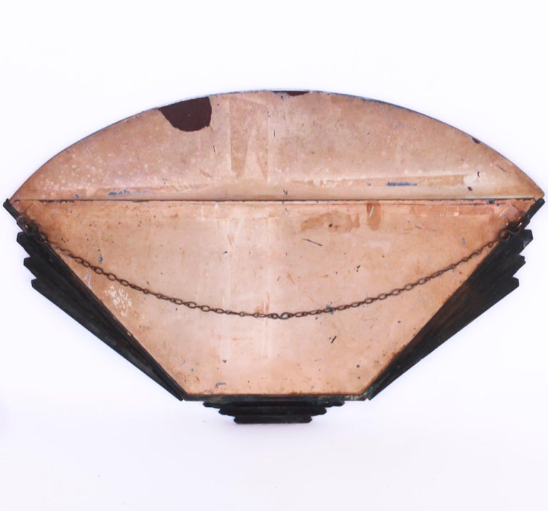 Art Deco Fan Mirror at 1stDibs
