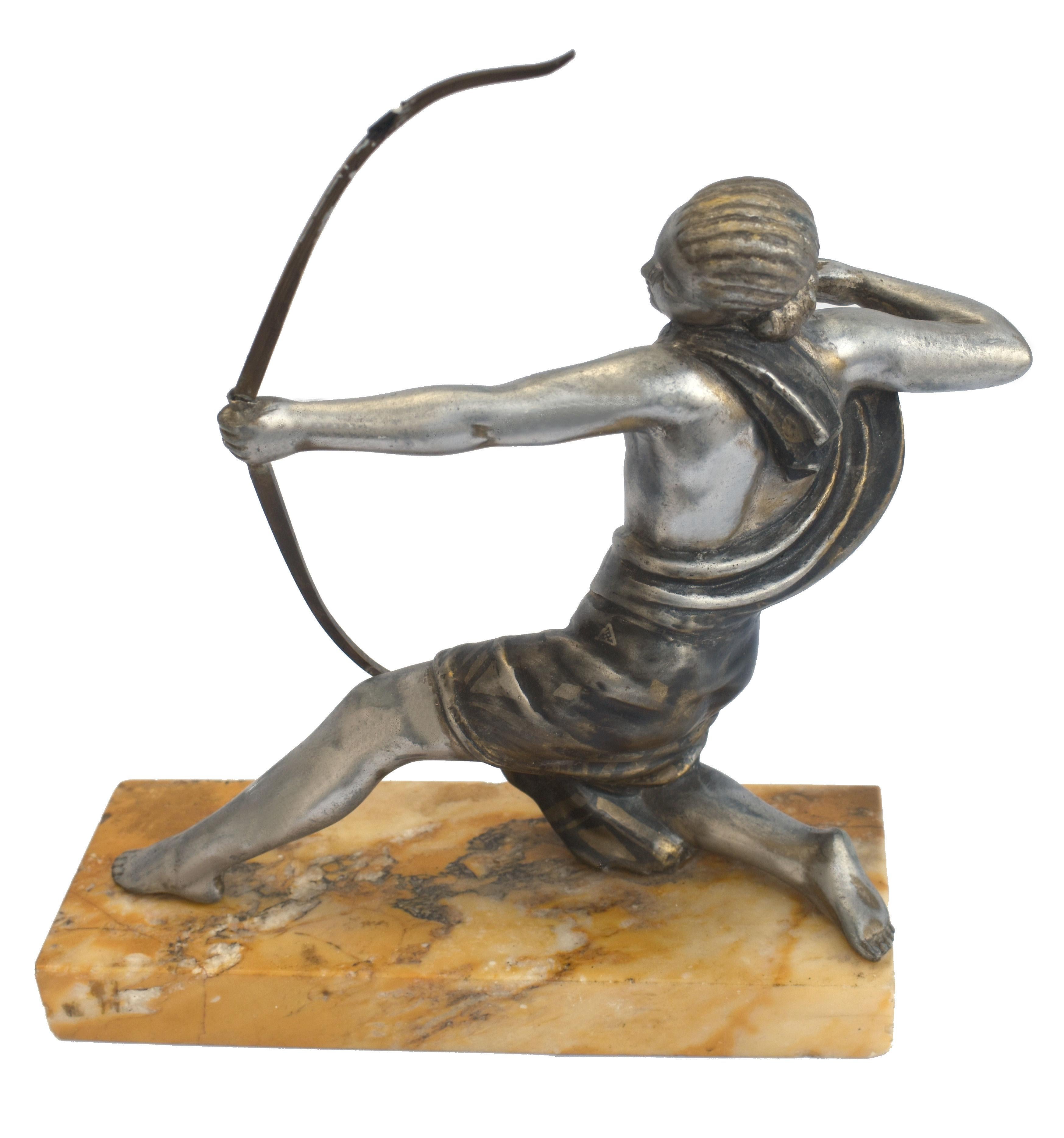 Art Deco Female Archer, 'Diana the huntress', French, c1930 at 1stDibs ...