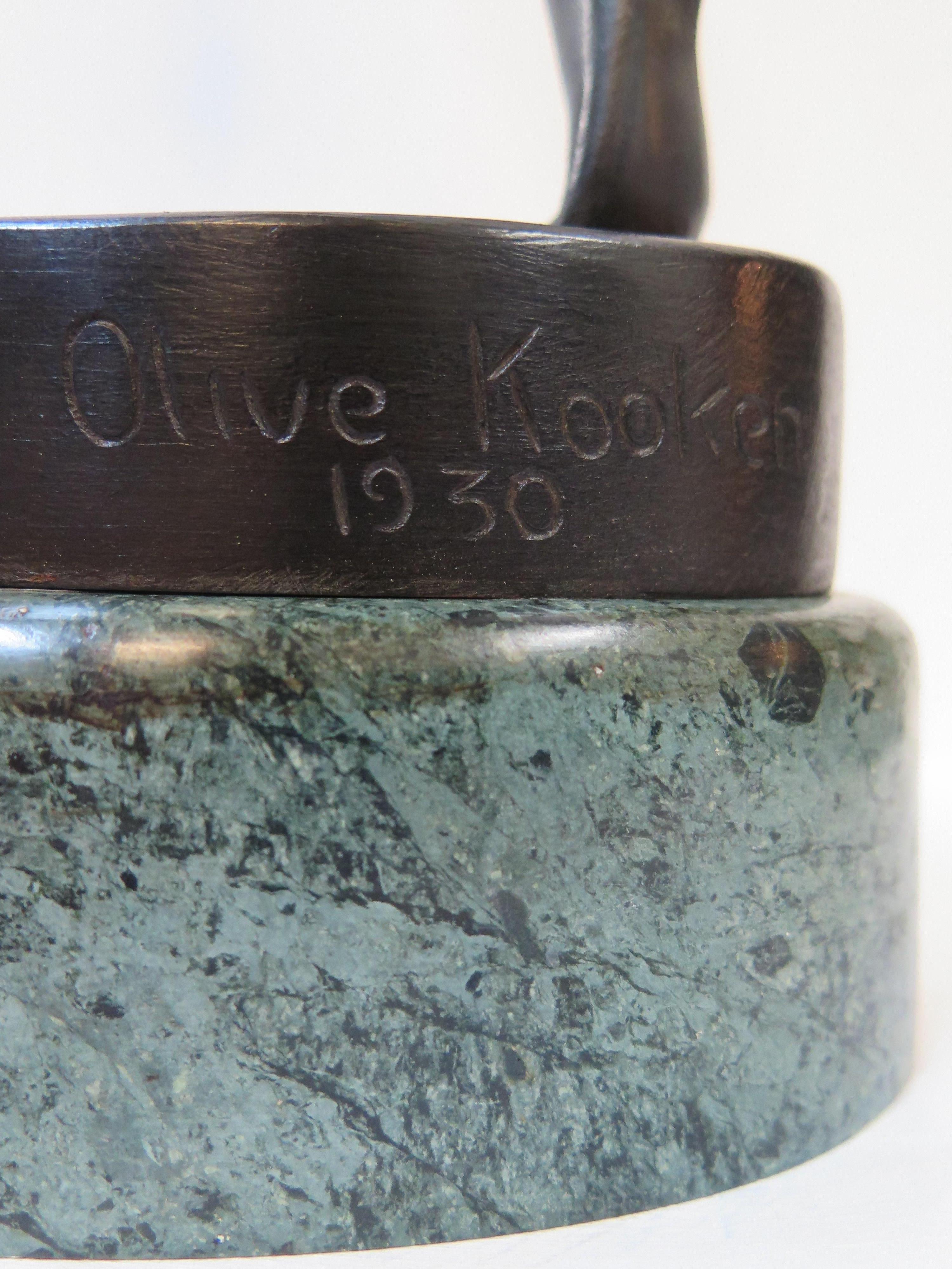 Art Deco Figural Bronze by Olive Kooken For Sale at 1stDibs