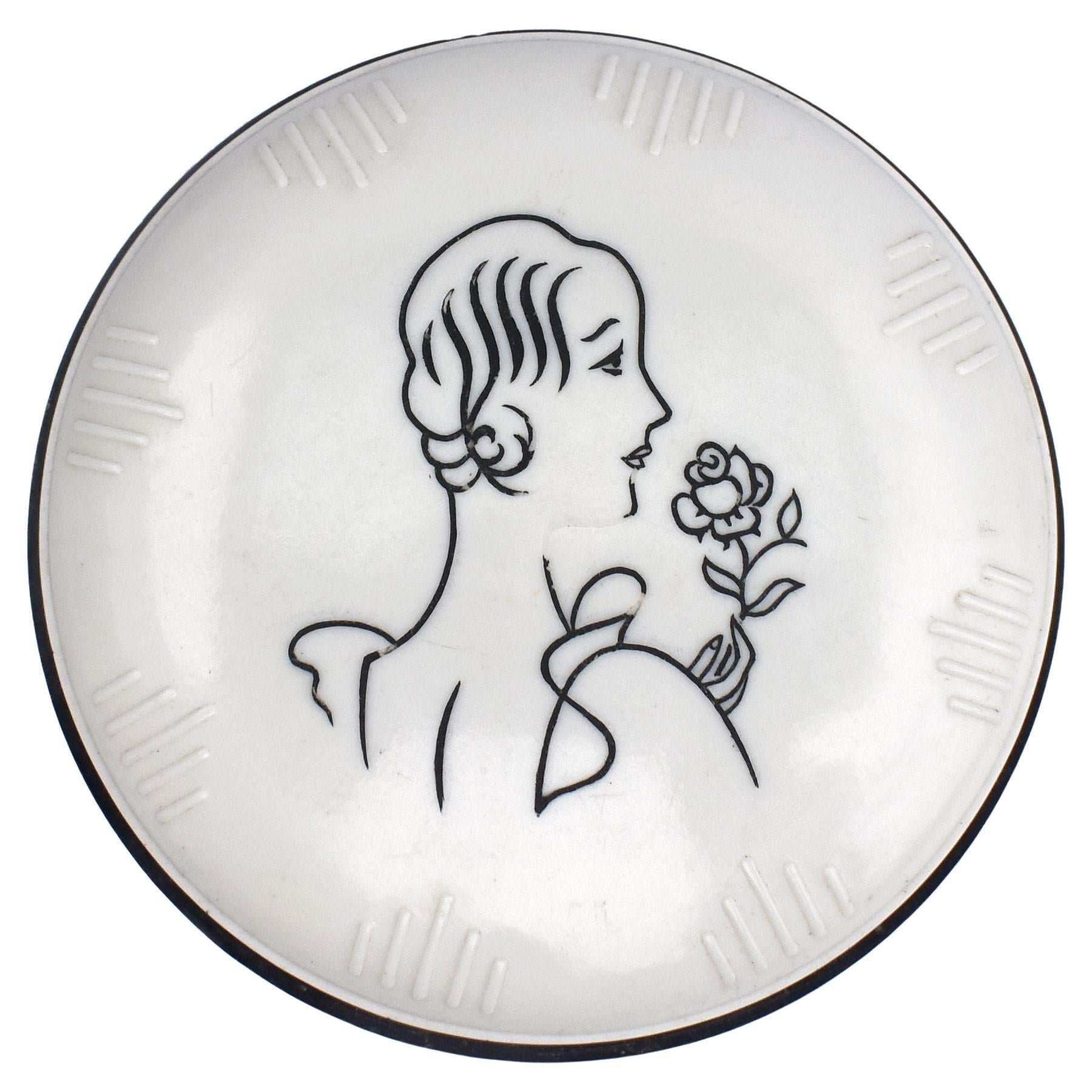 Art Deco Ladies Powder Compact, circa 1935 For Sale at 1stDibs