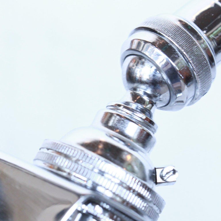 Art Deco Flexible Desk Lamp Chromed Metal Some Replacement Parts For ...