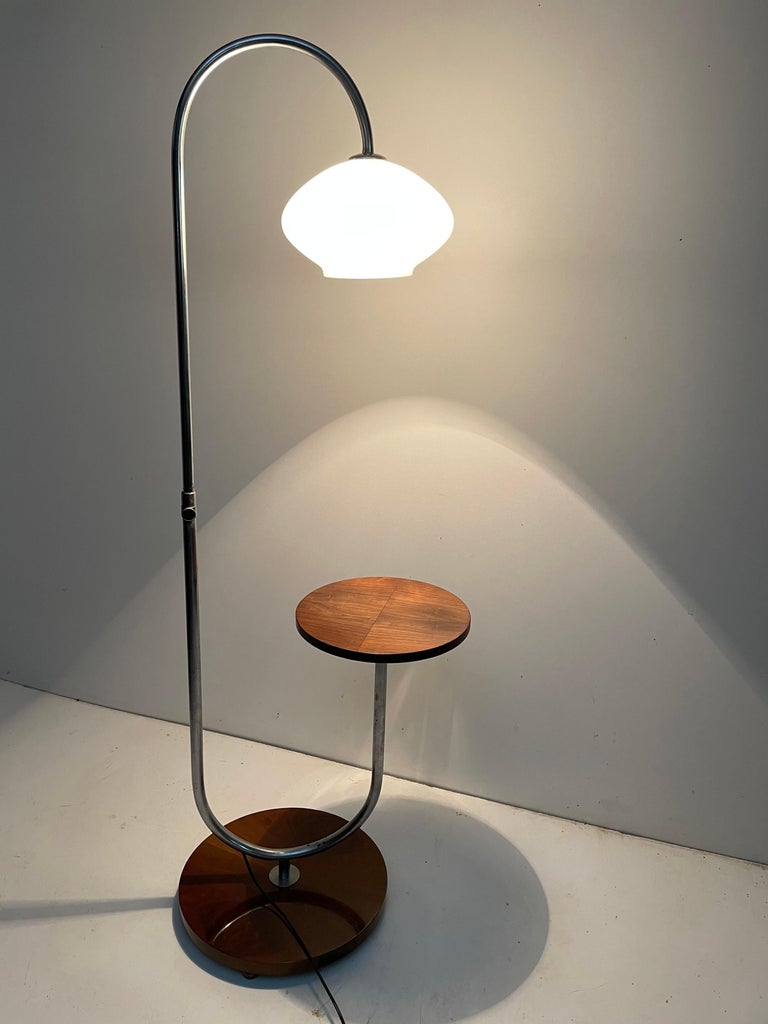 Art Deco Floor Lamp by J. Halabala For Sale at 1stDibs