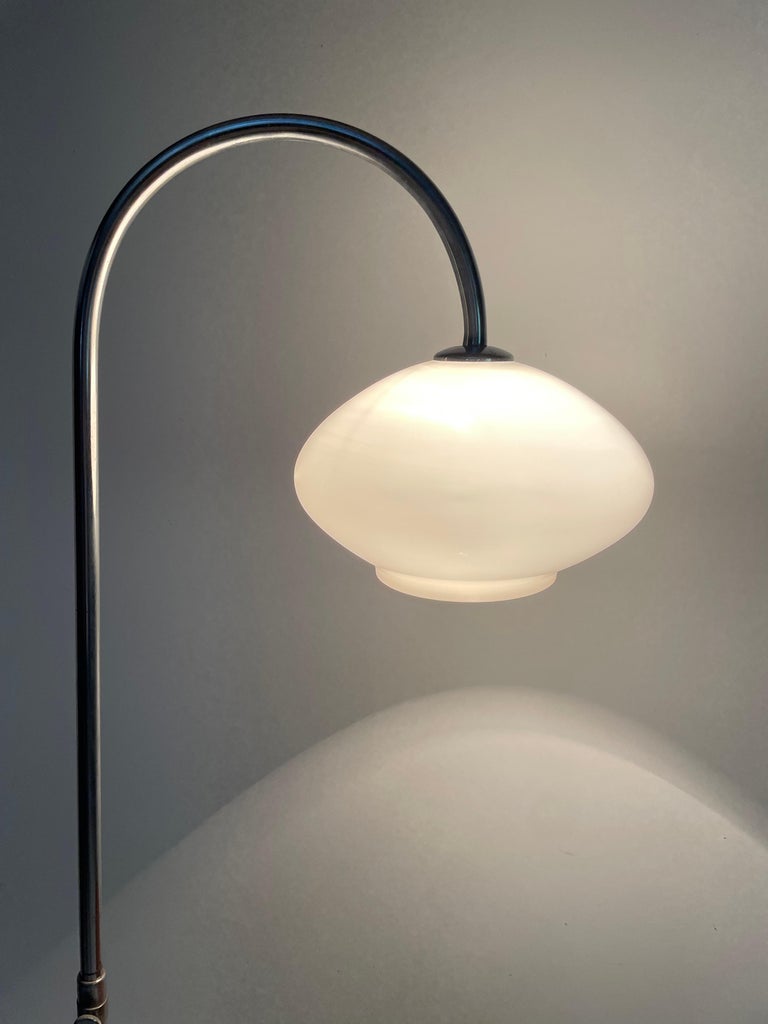 Art Deco Floor Lamp by J. Halabala For Sale at 1stDibs