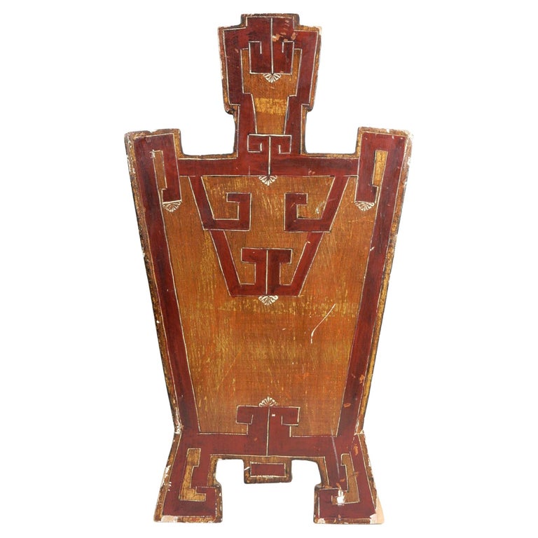 Art Deco Florentine Italy Gilt Gold Magazine Stand Greek Key Design For ...