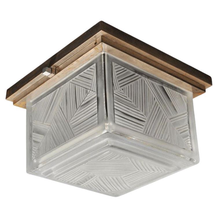 Set of Octagonal Flush Mounted Fixtures, Sold Individually For Sale at ...