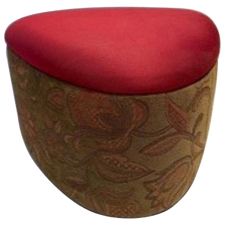 Indian Brass Three Legged Foot Stool For Sale at 1stDibs