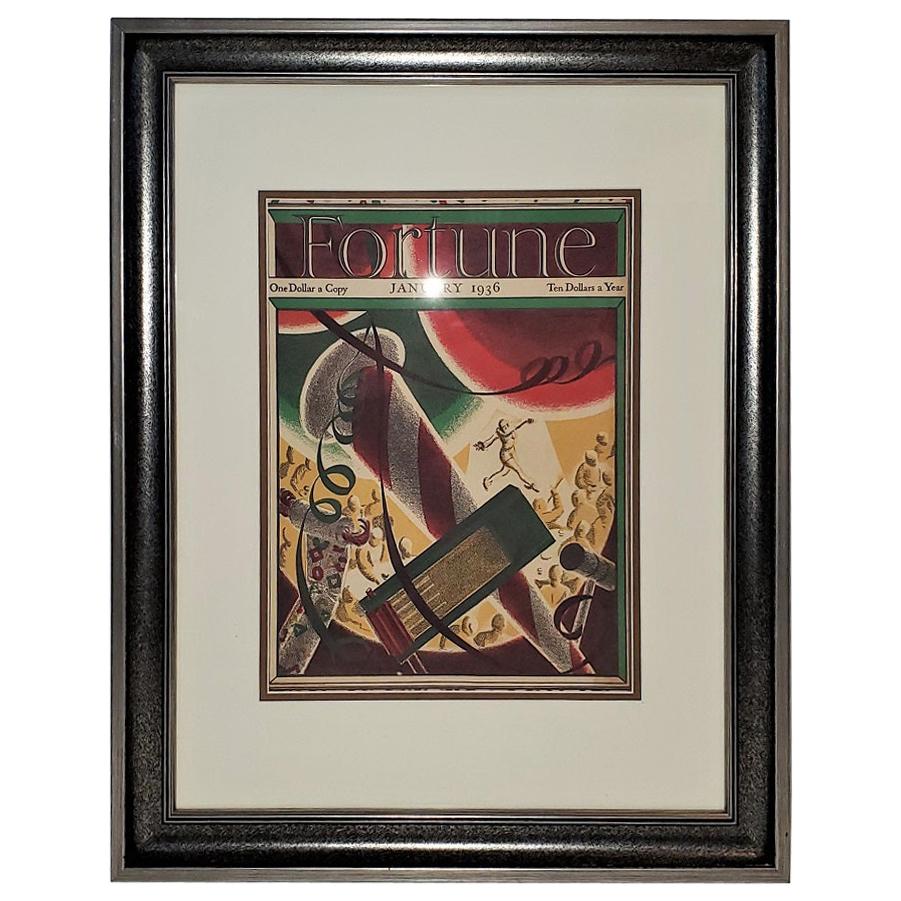 Art Deco Fortune Magazine Cover, June 1937 at 1stDibs