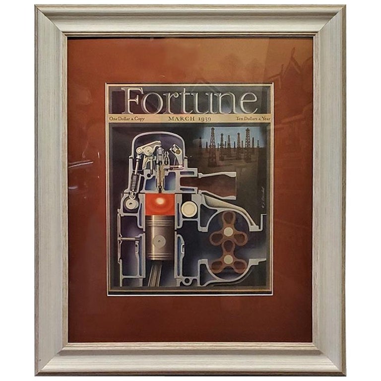 Art Deco Fortune Magazine Cover, March 1939 For Sale at 1stDibs