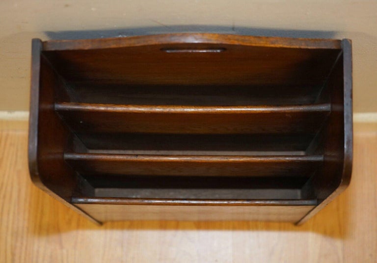Art Deco Free Standing Magazine Newspaper Rack, Stand Hardwood For Sale ...