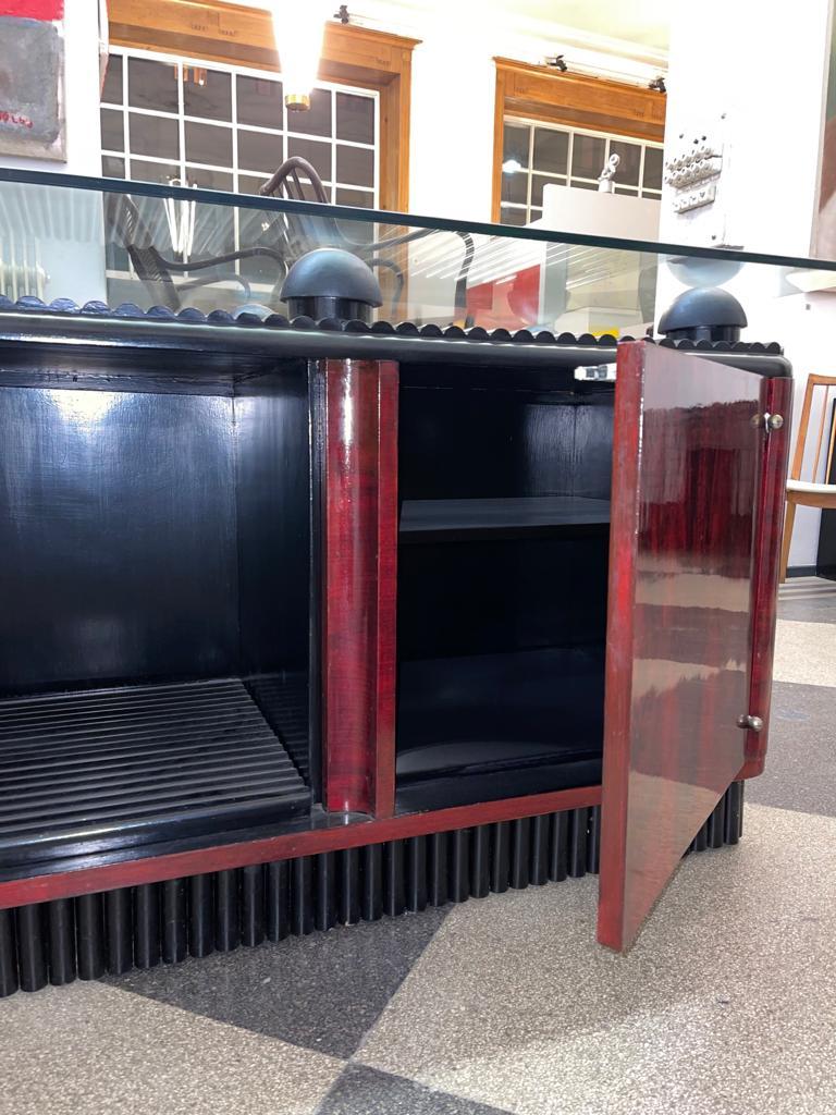 Art Deco Freestanding Rolling Sideboard, 1930s For Sale at 1stDibs