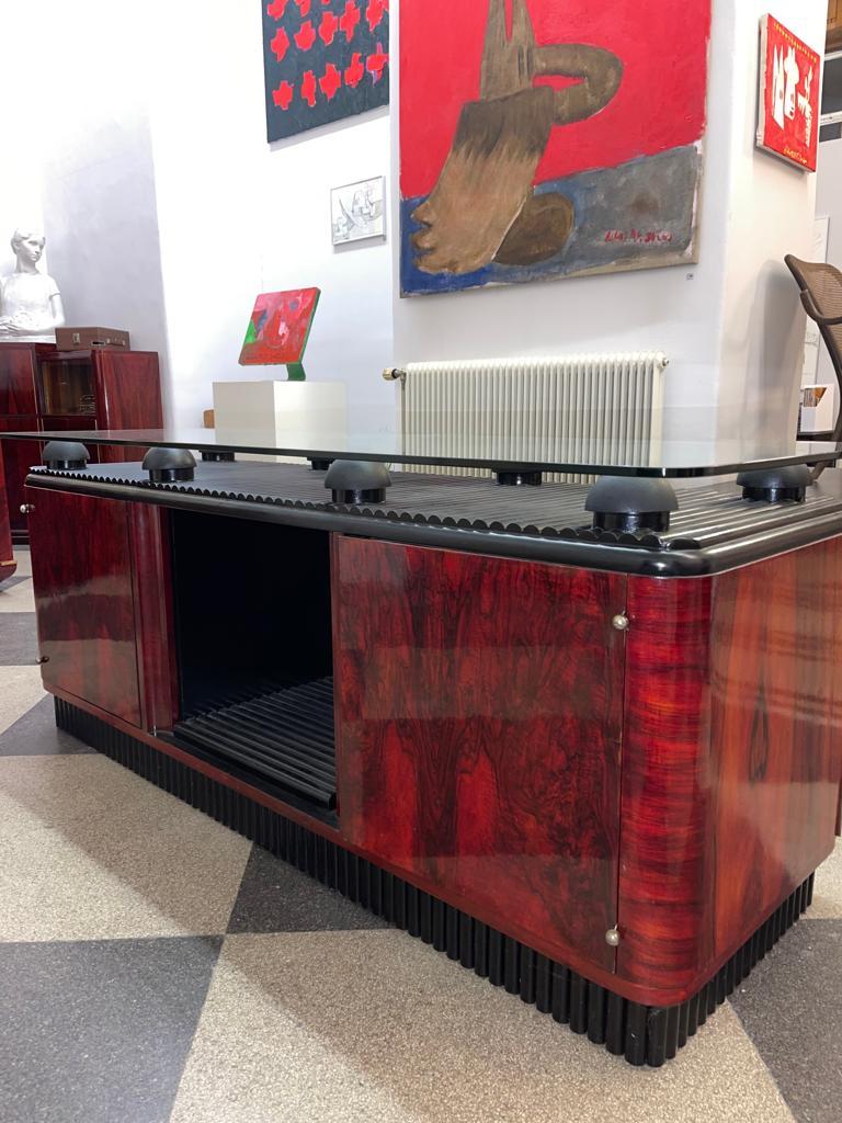 Art Deco Freestanding Rolling Sideboard, 1930s For Sale at 1stDibs