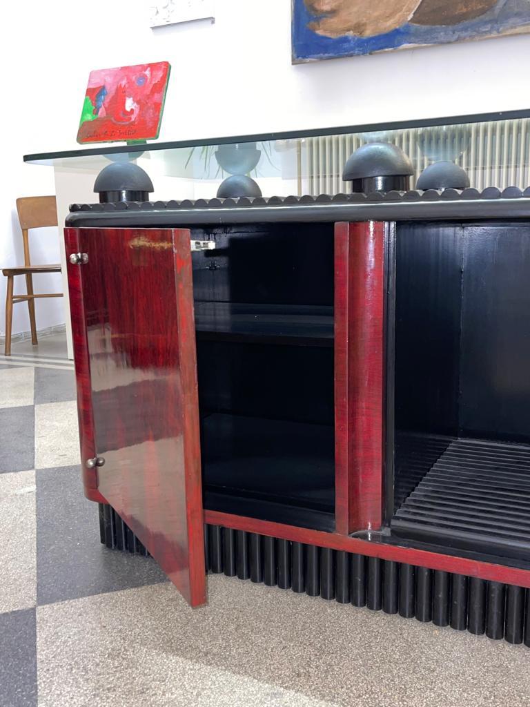 Art Deco Freestanding Rolling Sideboard, 1930s For Sale at 1stDibs