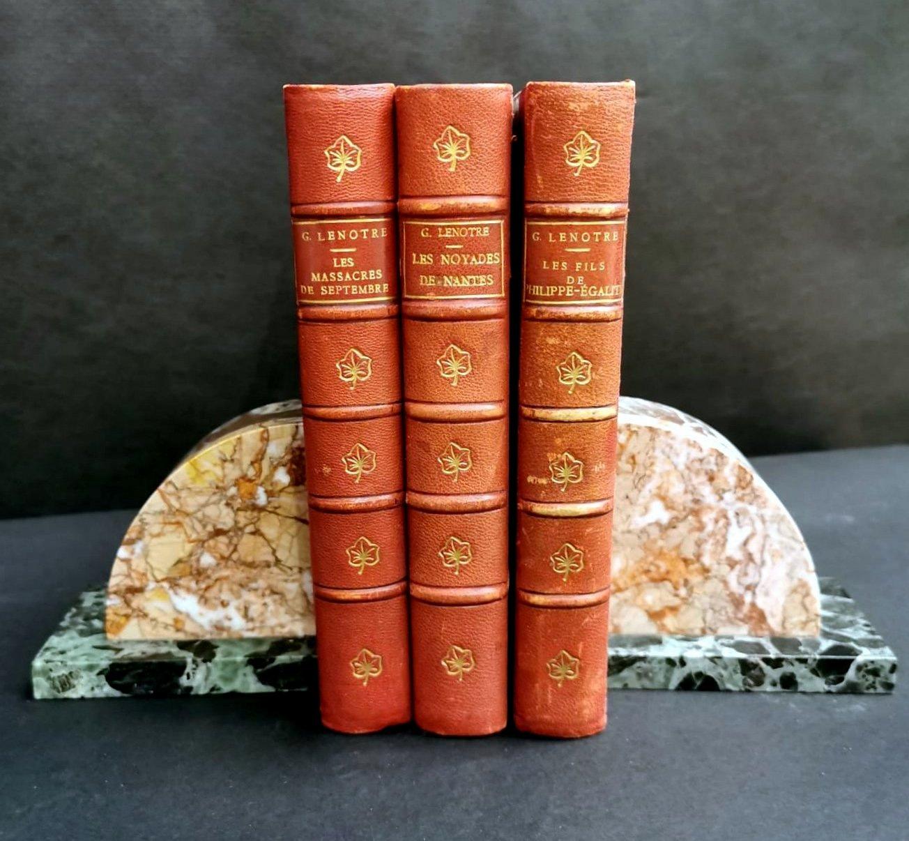 Art Deco French Bookends with Different Types of Marble at 1stDibs