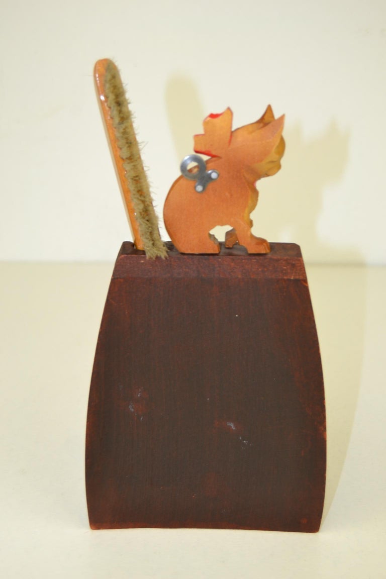 Art Deco French Bulldog Crumb Set For Sale at 1stDibs