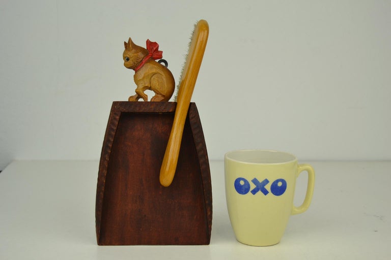 Art Deco French Bulldog Crumb Set For Sale at 1stDibs