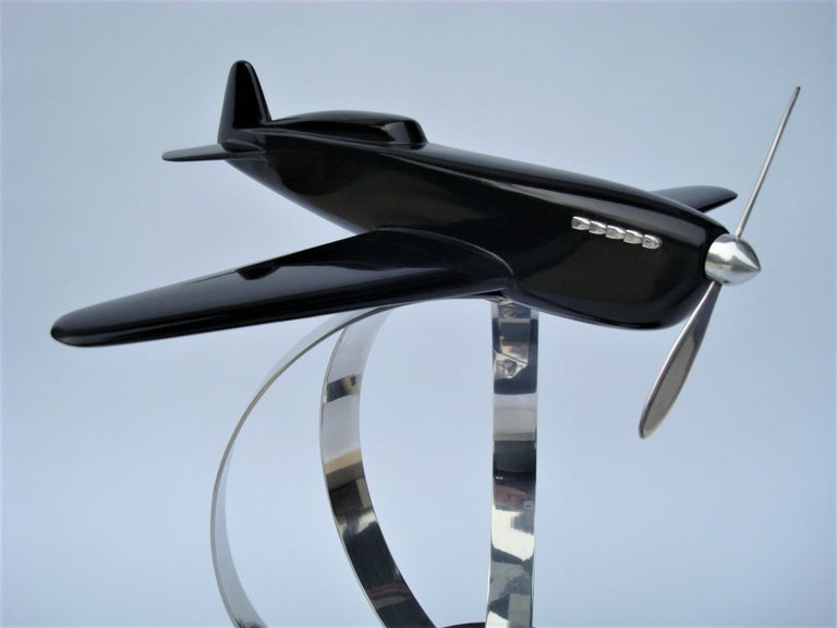 Art Deco French Caudron, Renault Desk Airplane Model, Late 1930´s For ...