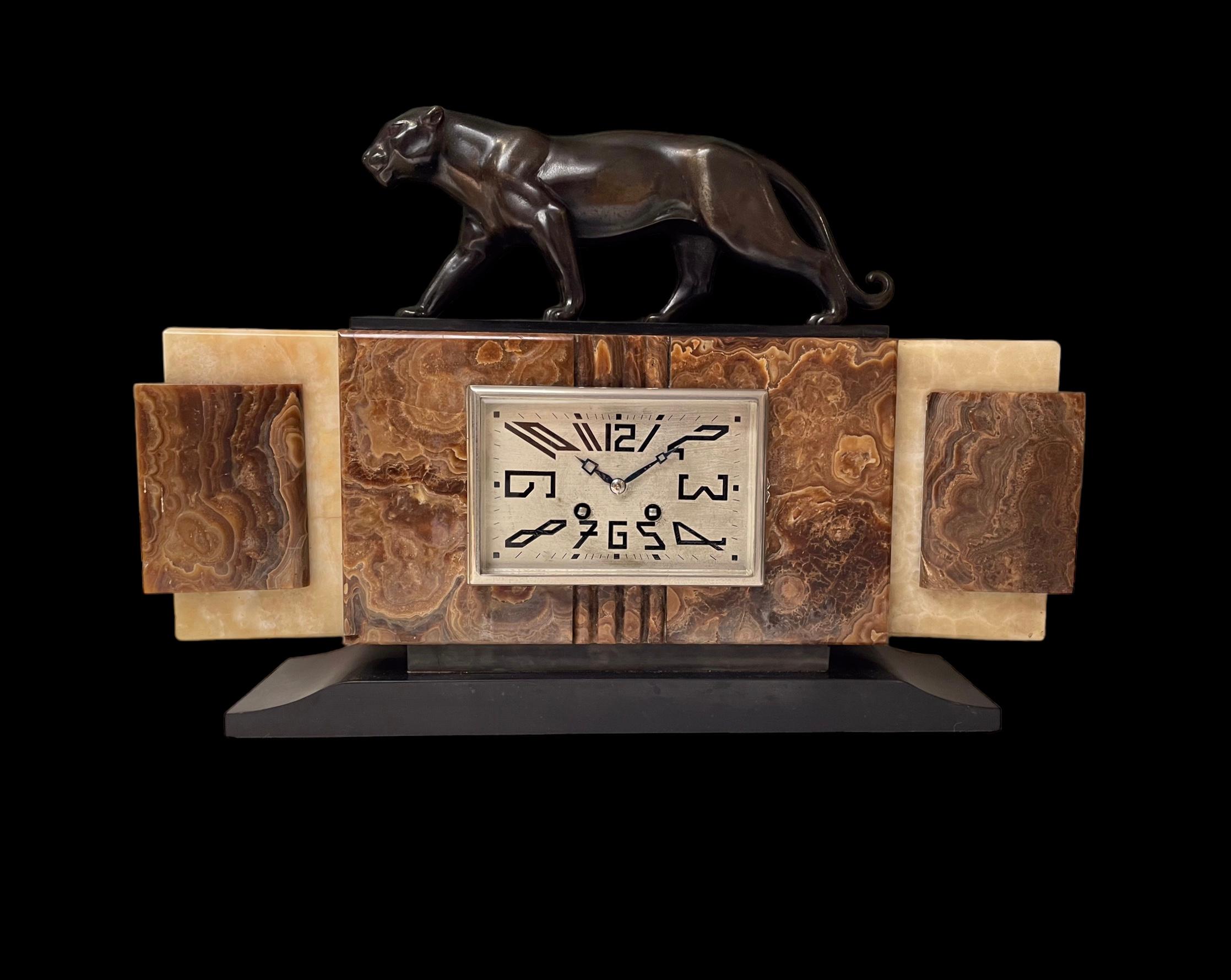 Art Deco French Clock at 1stDibs