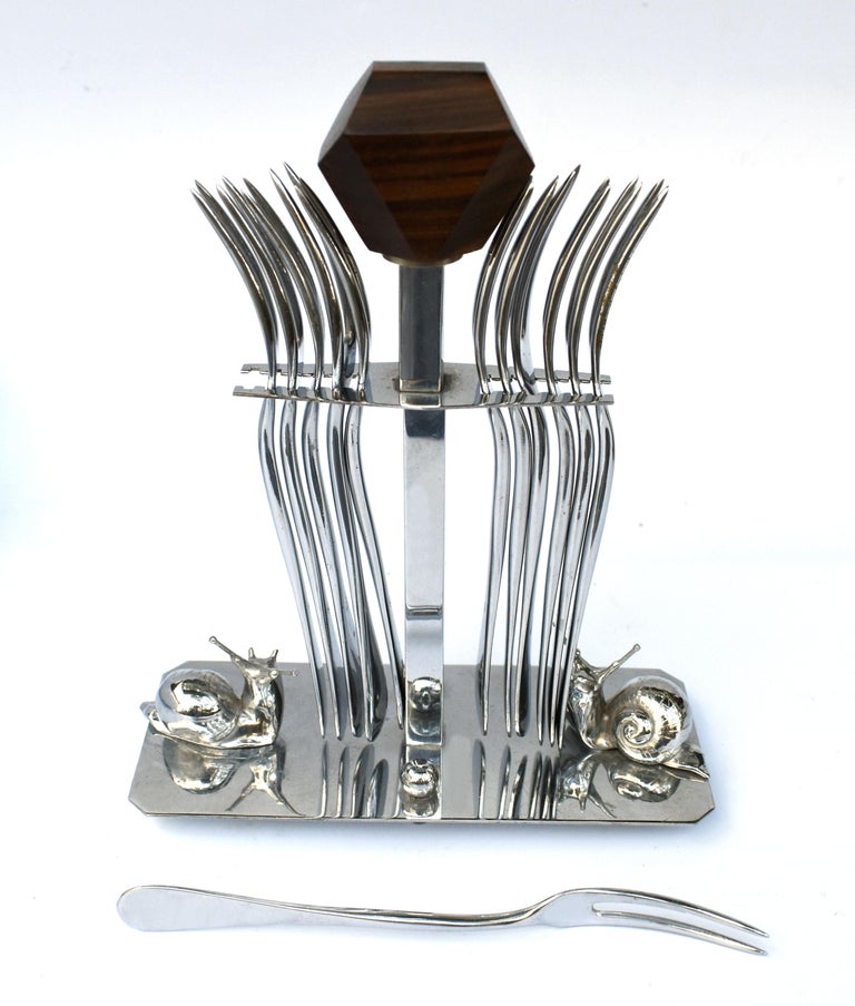 Art Deco French Fork Set , c1930 at 1stDibs
