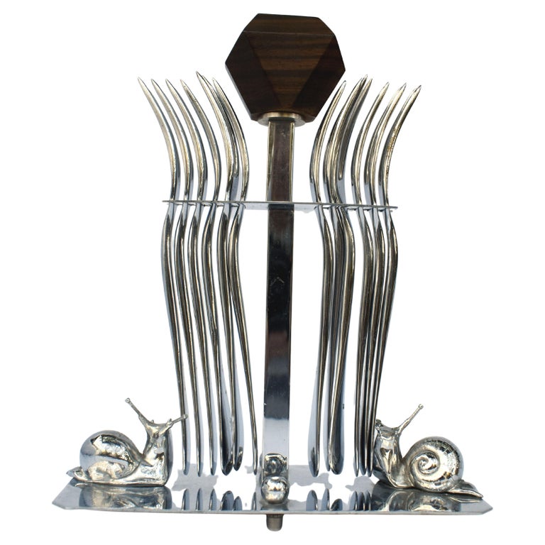 Art Deco French Fork Set , c1930 at 1stDibs