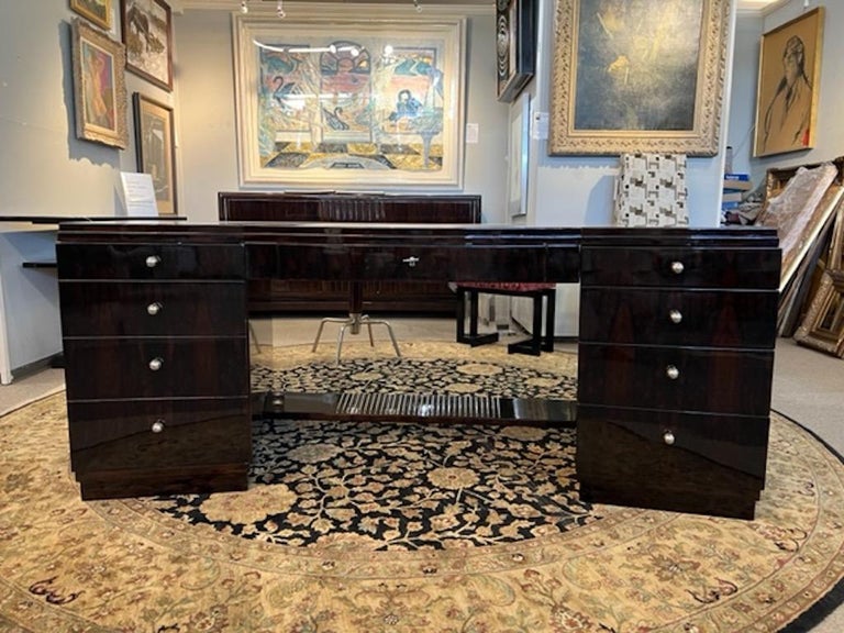 Art Deco French Grand Desk at 1stDibs