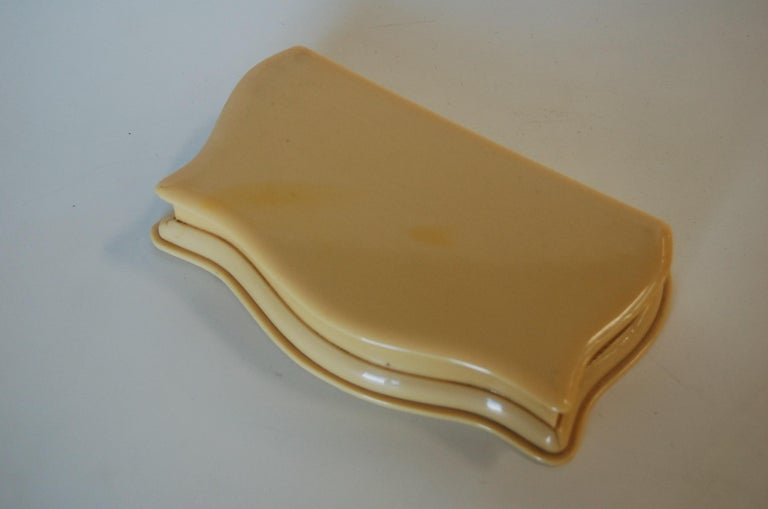 Art Deco French Ivory 'Celluloid' Vanity Jewelry Box For Sale at 1stDibs