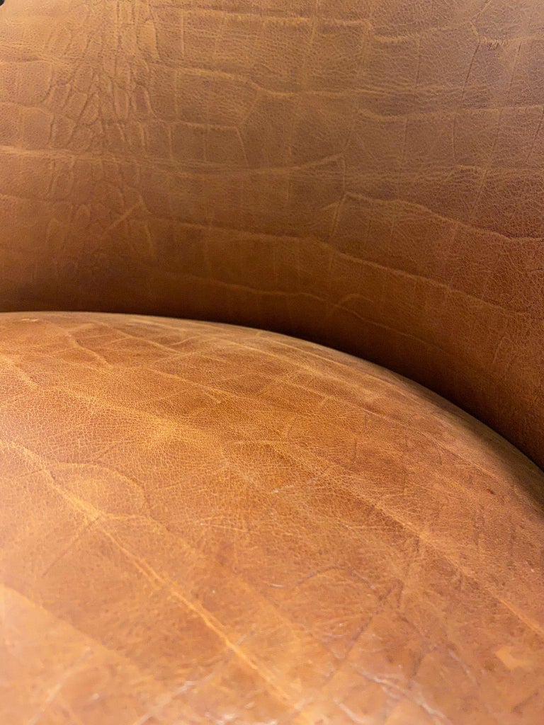 Art Deco French Mercier Frères Set of 6 Chairs Wood, Cognac Colour ...