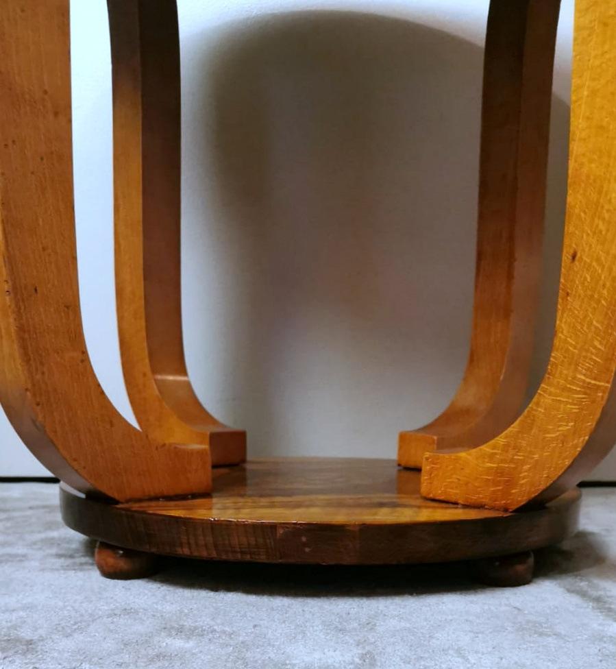 Art Deco French Round Tea/Coffee Table For Sale at 1stDibs