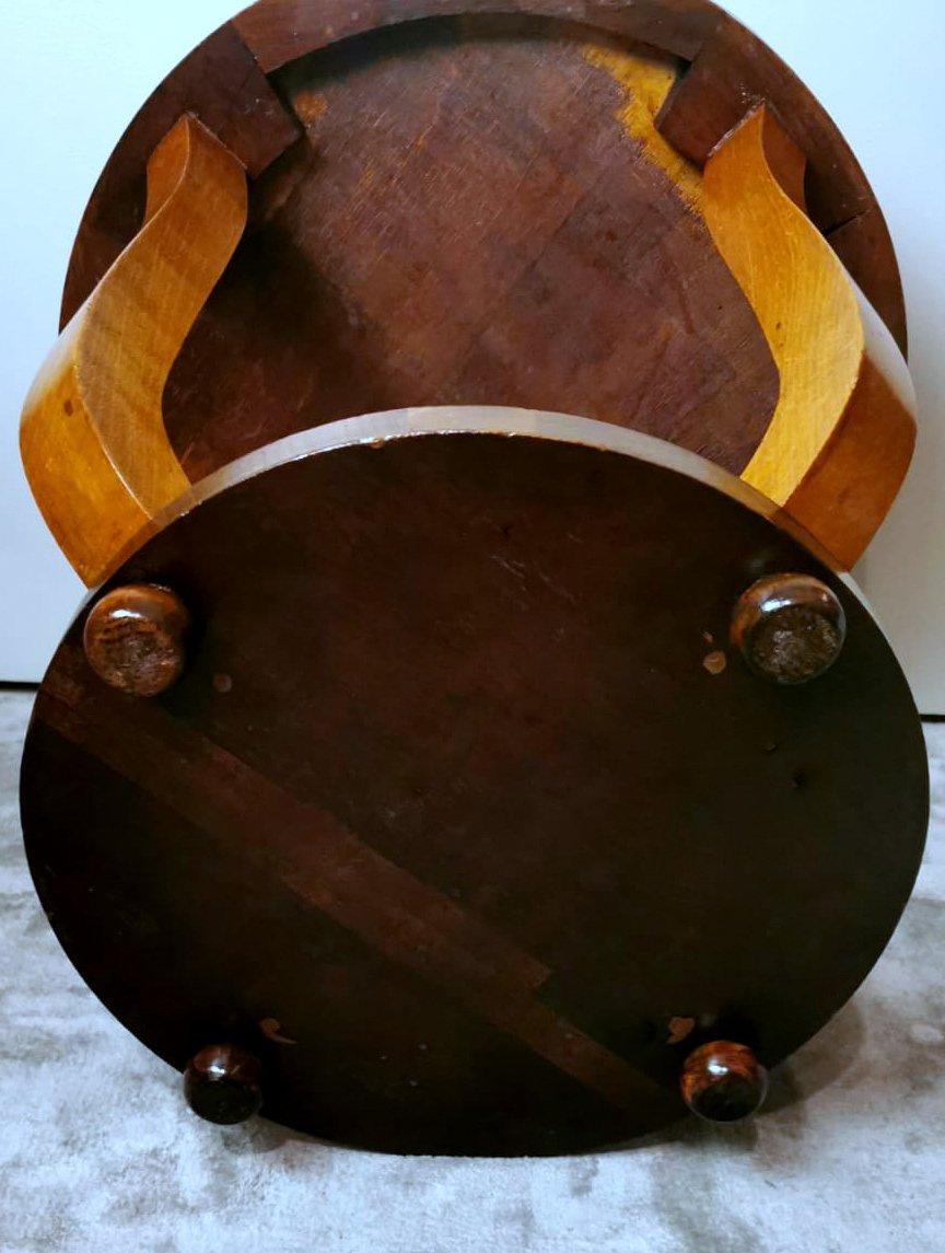 Art Deco French Round Tea/Coffee Table For Sale at 1stDibs