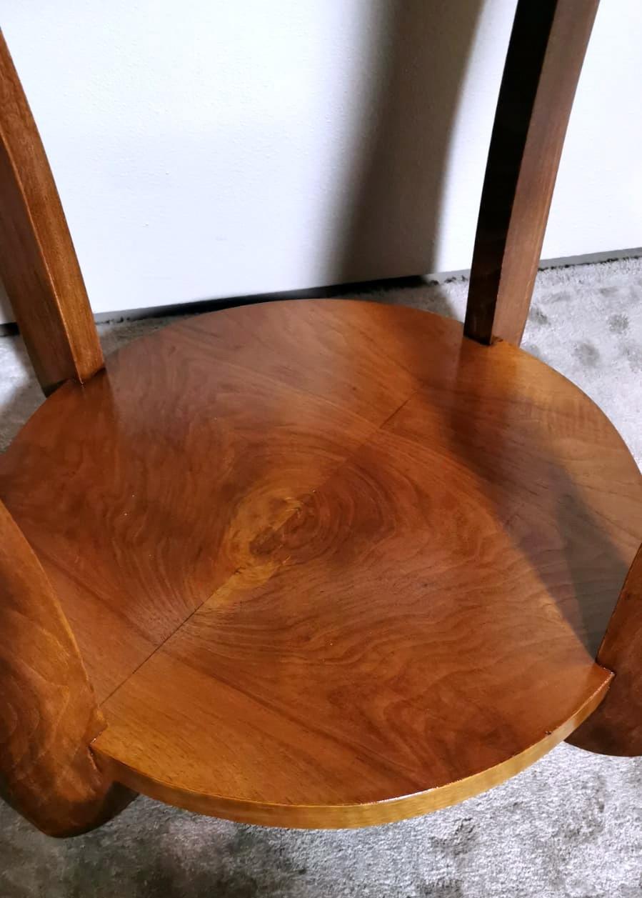 Art Deco French Round Tea / Coffee Table For Sale at 1stDibs