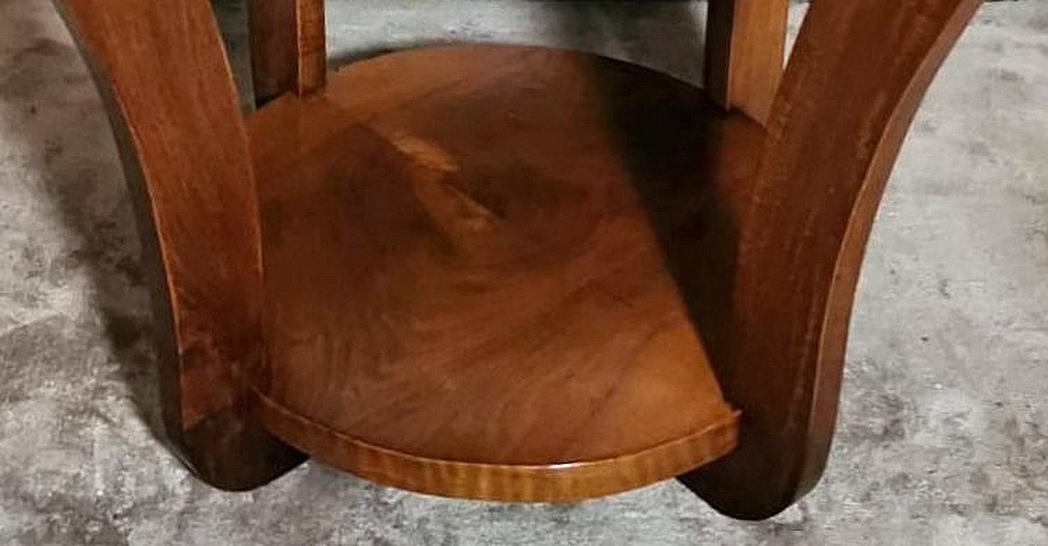 Art Deco French Round Tea / Coffee Table For Sale at 1stDibs