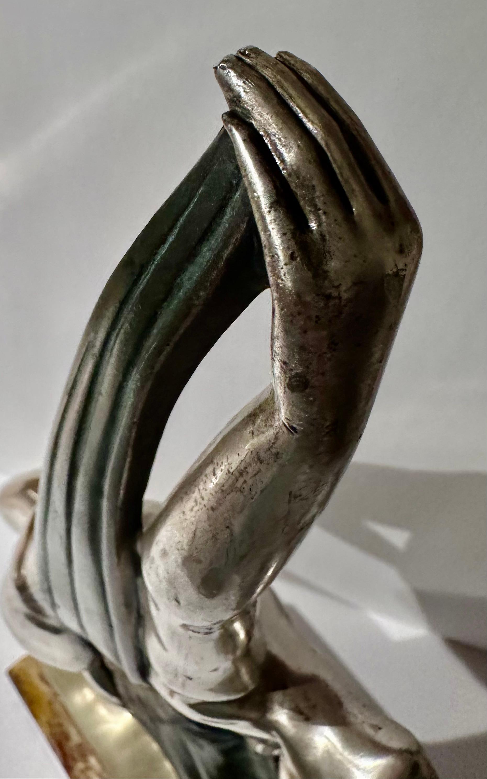 Art Deco French Sculptor Phillippe Draped Woman for Ovington Shop New ...